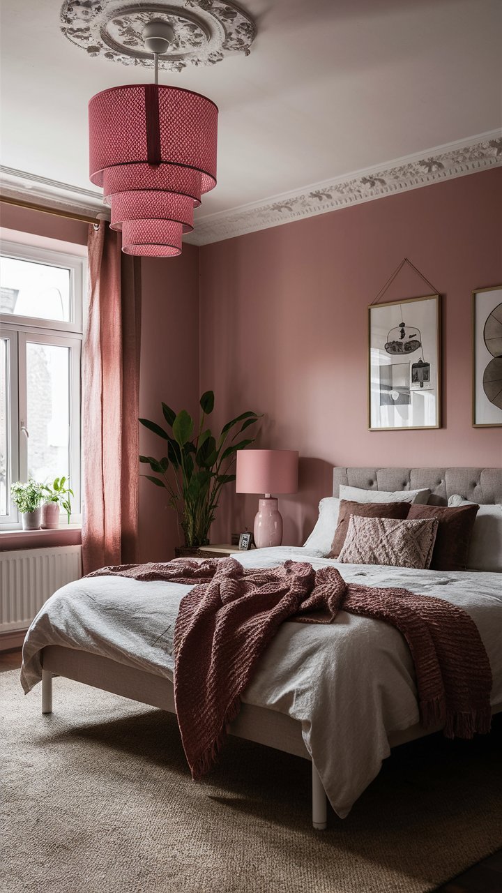 25+ Slaapkamer Inspiratie Ideeën met Oude Roze Kleuren