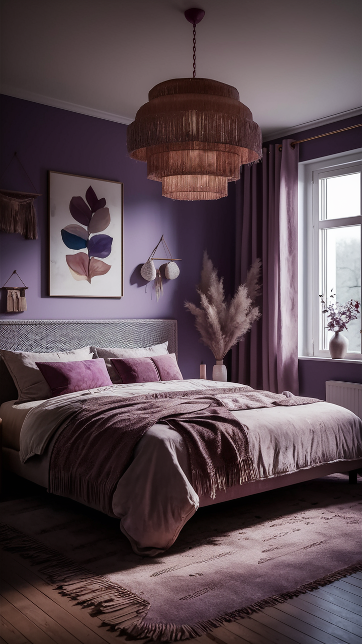 25+ Paarse Slaapkamer Inspiratie Tips